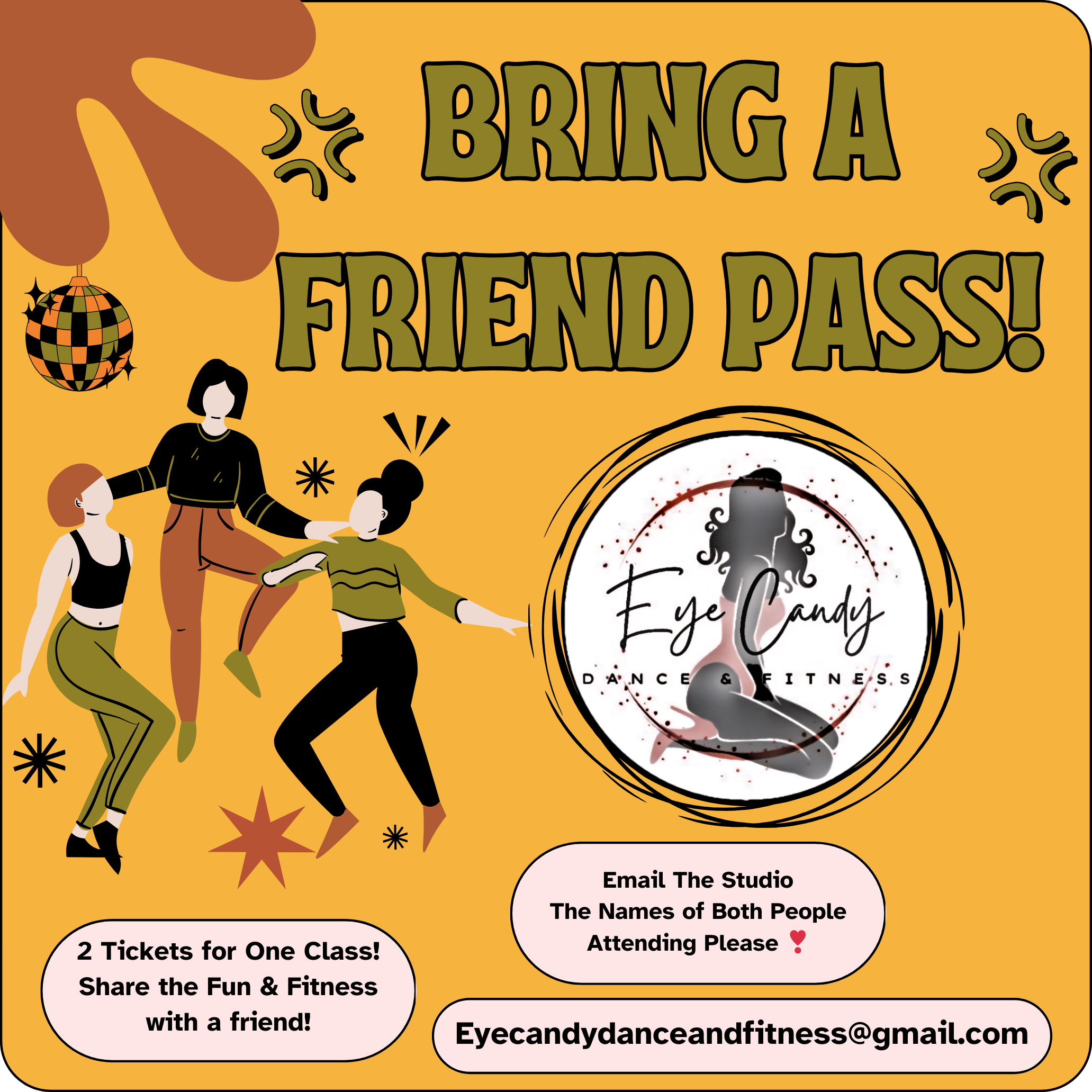 Bring a friend ticket | Eye Candy Dance and Fitness